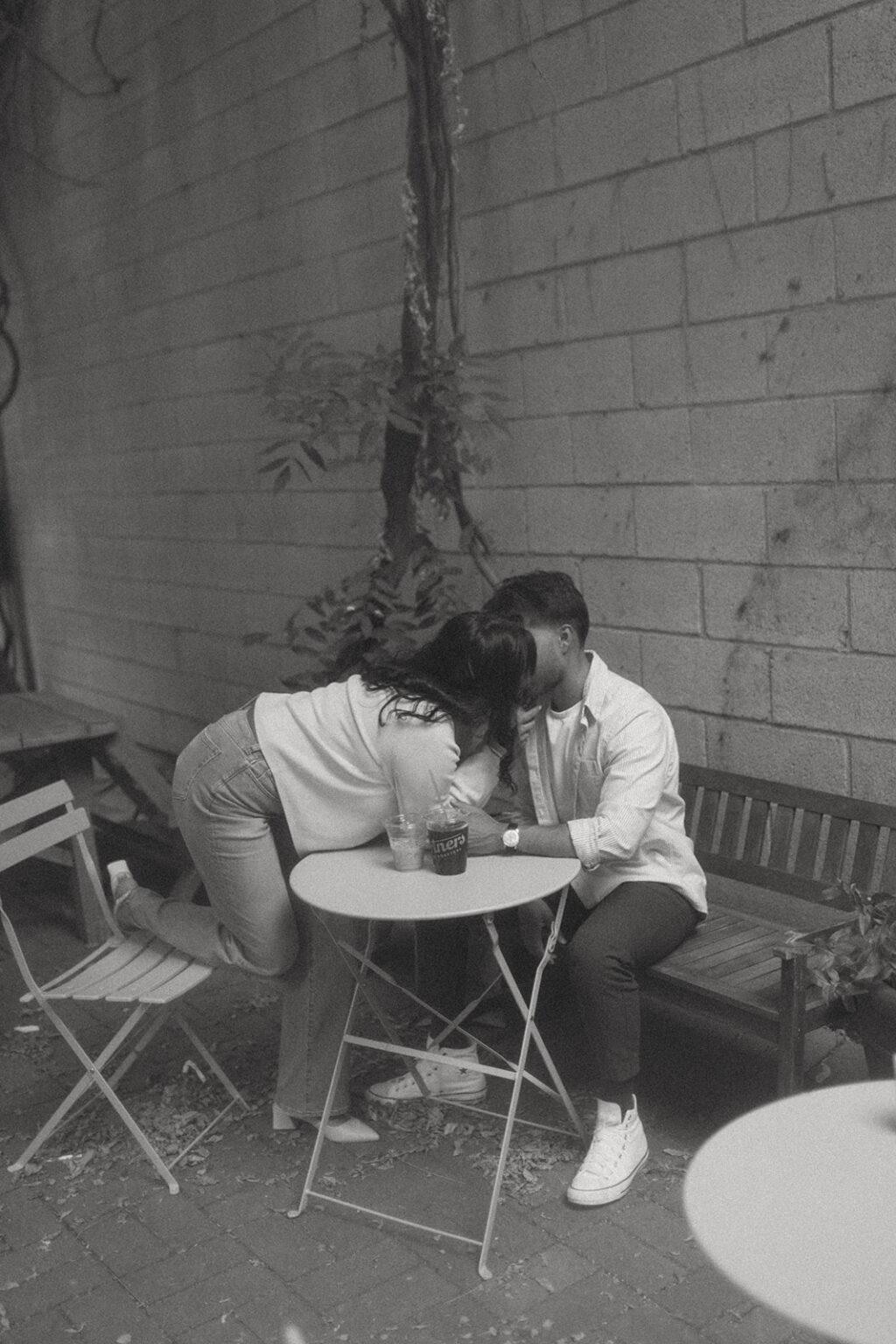 A Coffee Date at the Bookstore | Rupom + Mahbuba | karamccurdy.com